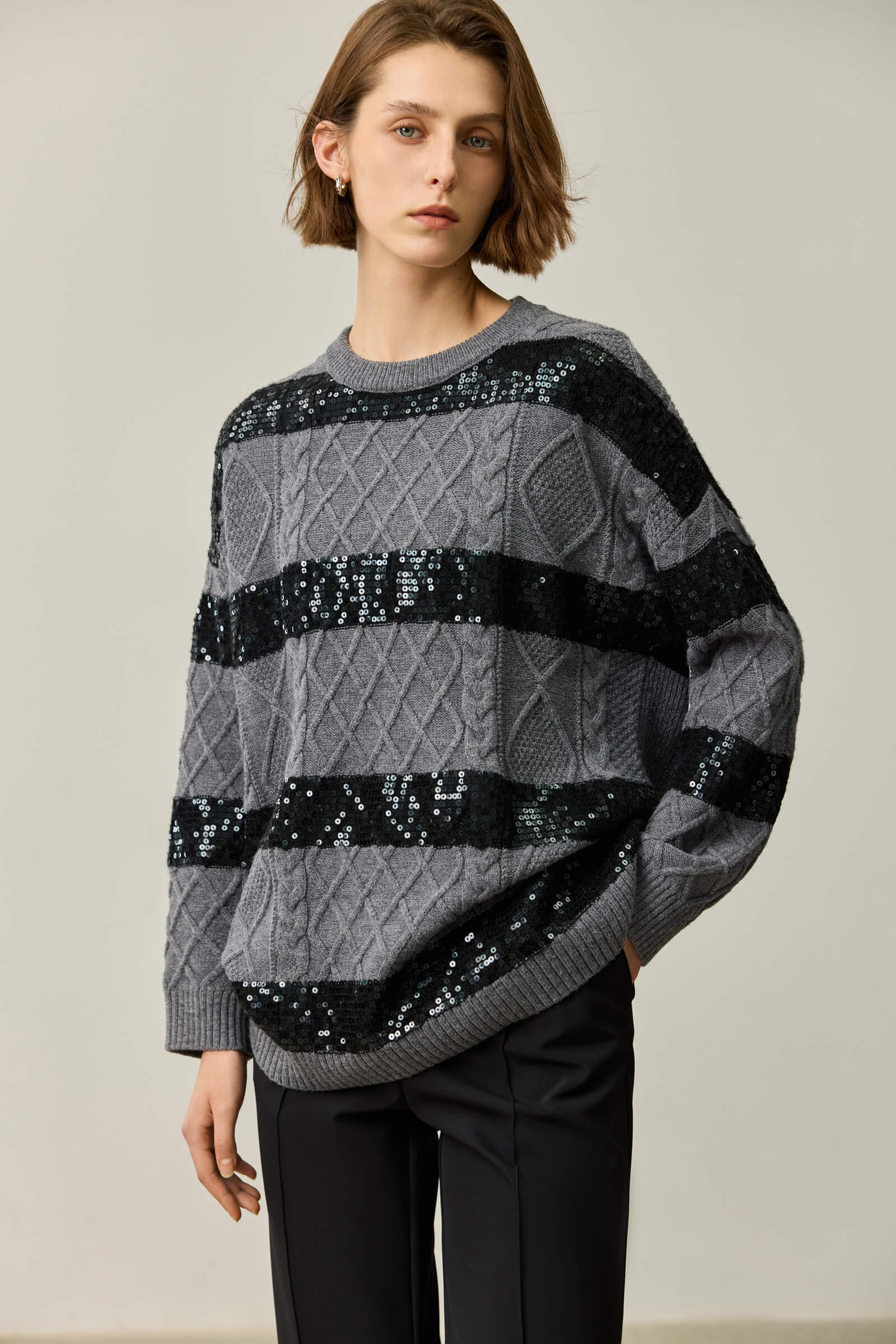 LILY Sequin Statement Sweater – LILY Official Store