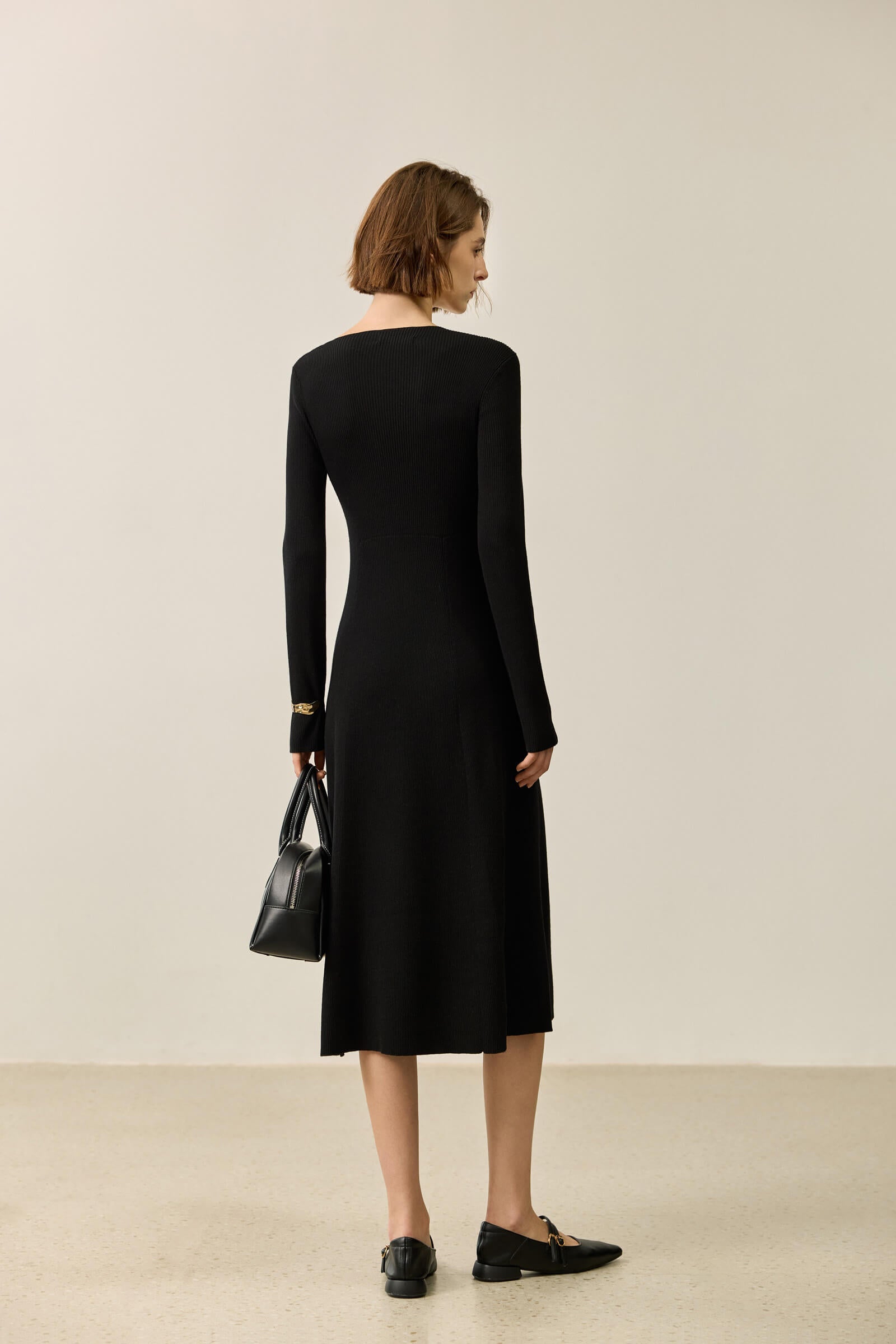 LILY Chic Waist-Cinching Little Black Dress – LILY Official Store