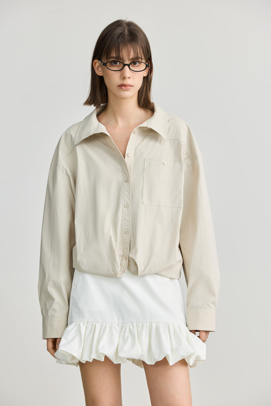 LILY Chic Off-Shoulder Cowl Neck Crop Sweater – LILY Official Store