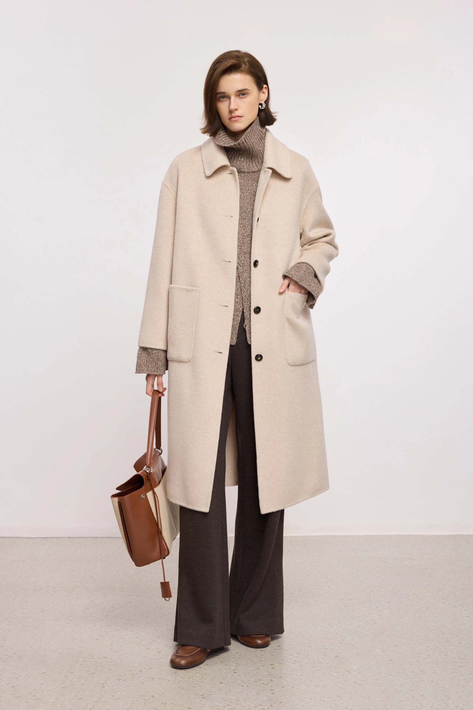 LILY 100% Wool Relaxed Coat – LILY Official Store